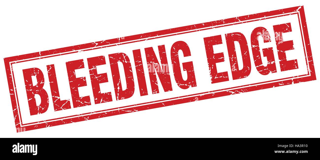 bleeding edge square stamp Stock Vector Image & Art - Alamy