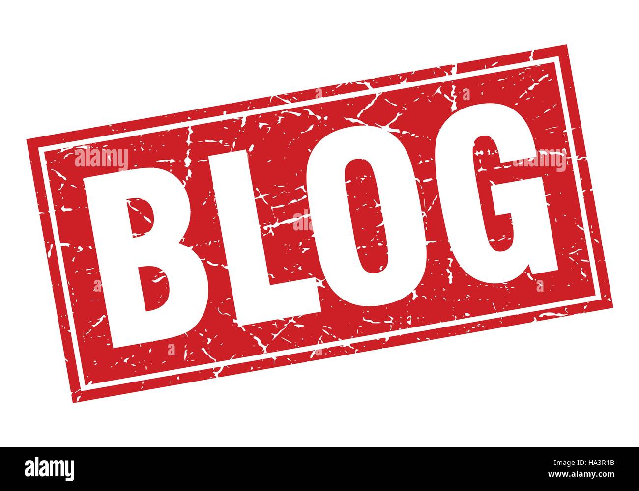blog square stamp Stock Vector Image & Art - Alamy
