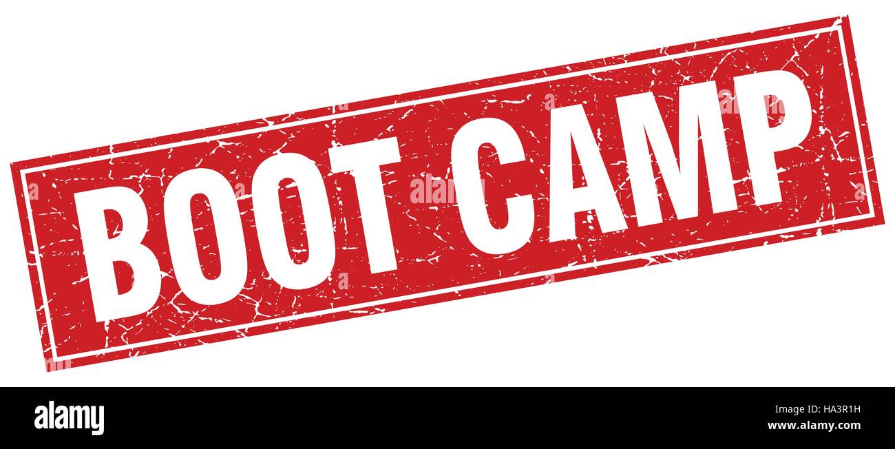 boot camp square stamp Stock Vector Image & Art - Alamy