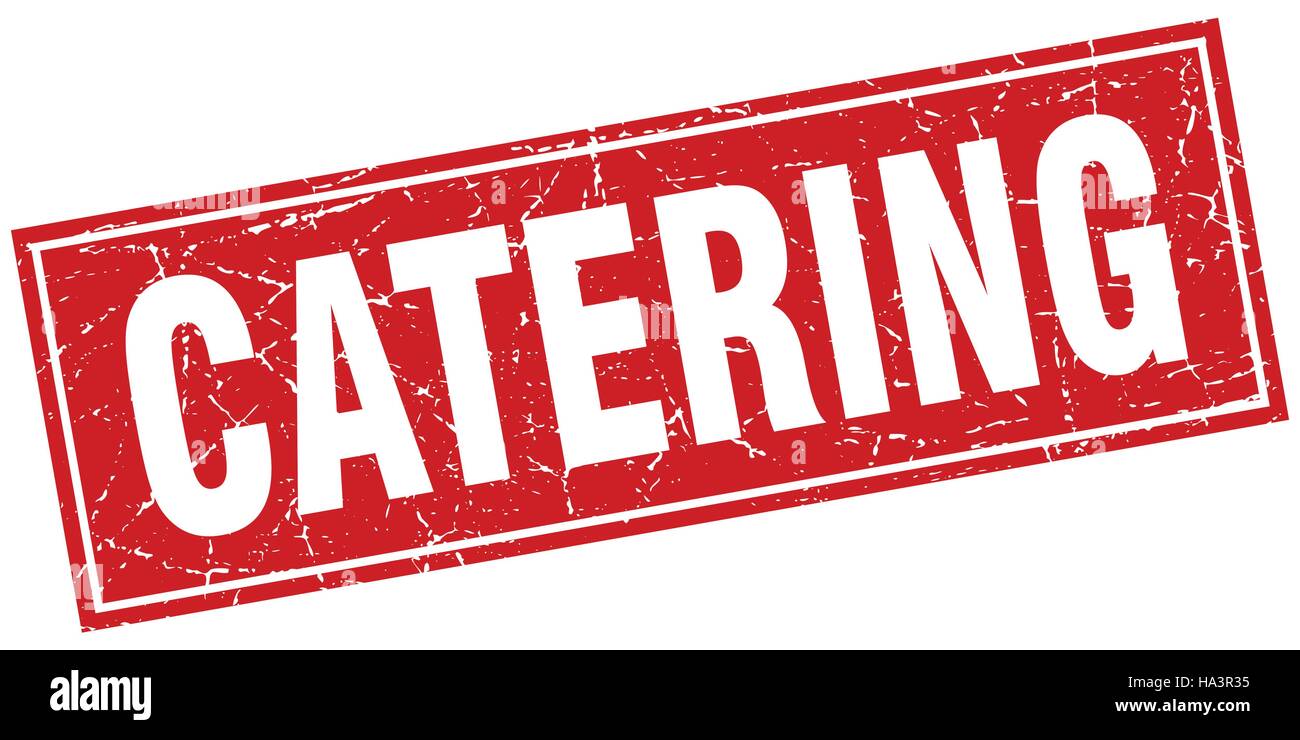 catering square stamp Stock Vector Image & Art - Alamy