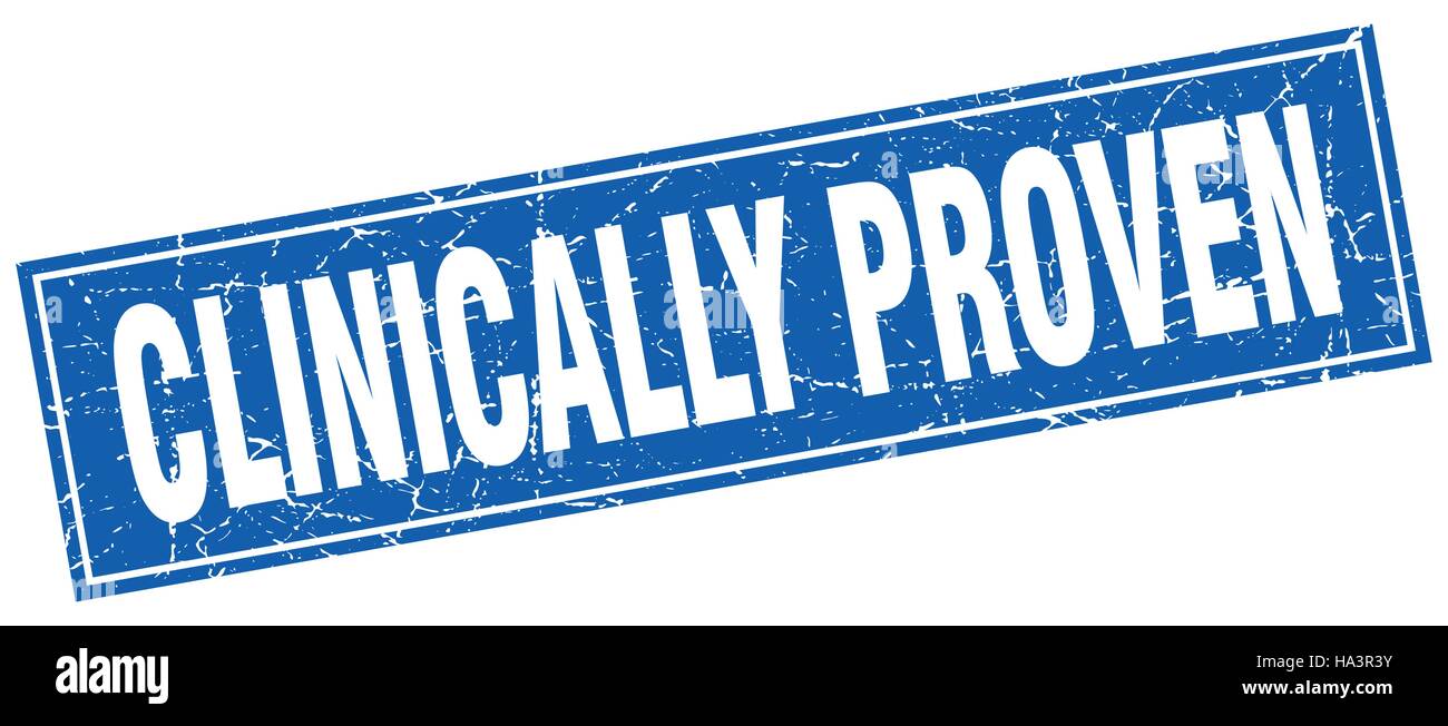 clinically proven square stamp Stock Vector Image & Art - Alamy