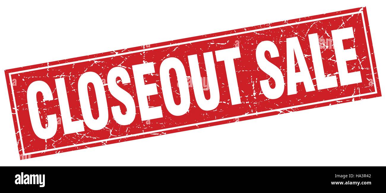 closeout sale square stamp Stock Vector Image & Art - Alamy