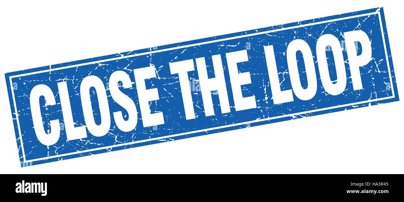 close the loop square stamp Stock Vector Image & Art - Alamy