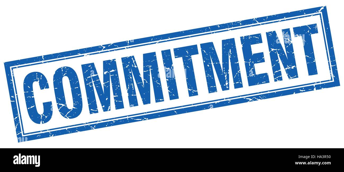 commitment square stamp Stock Vector Image & Art - Alamy