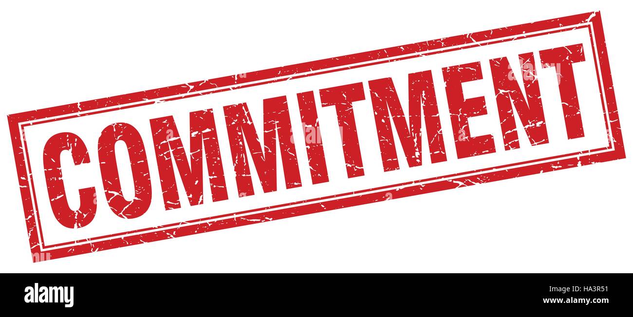 commitment square stamp Stock Vector Image & Art - Alamy