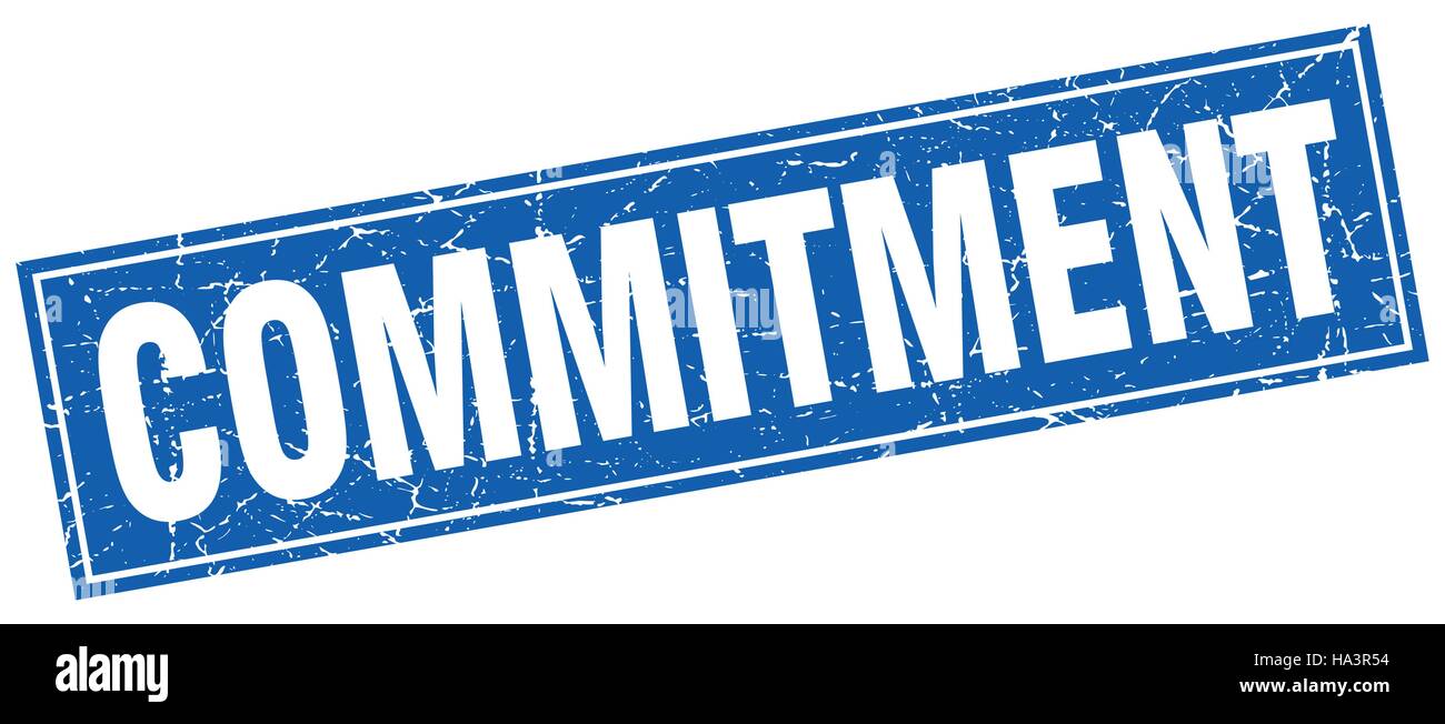 commitment square stamp Stock Vector Image & Art - Alamy
