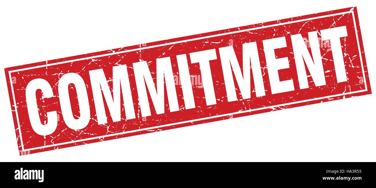 commitment square stamp Stock Vector Image & Art - Alamy