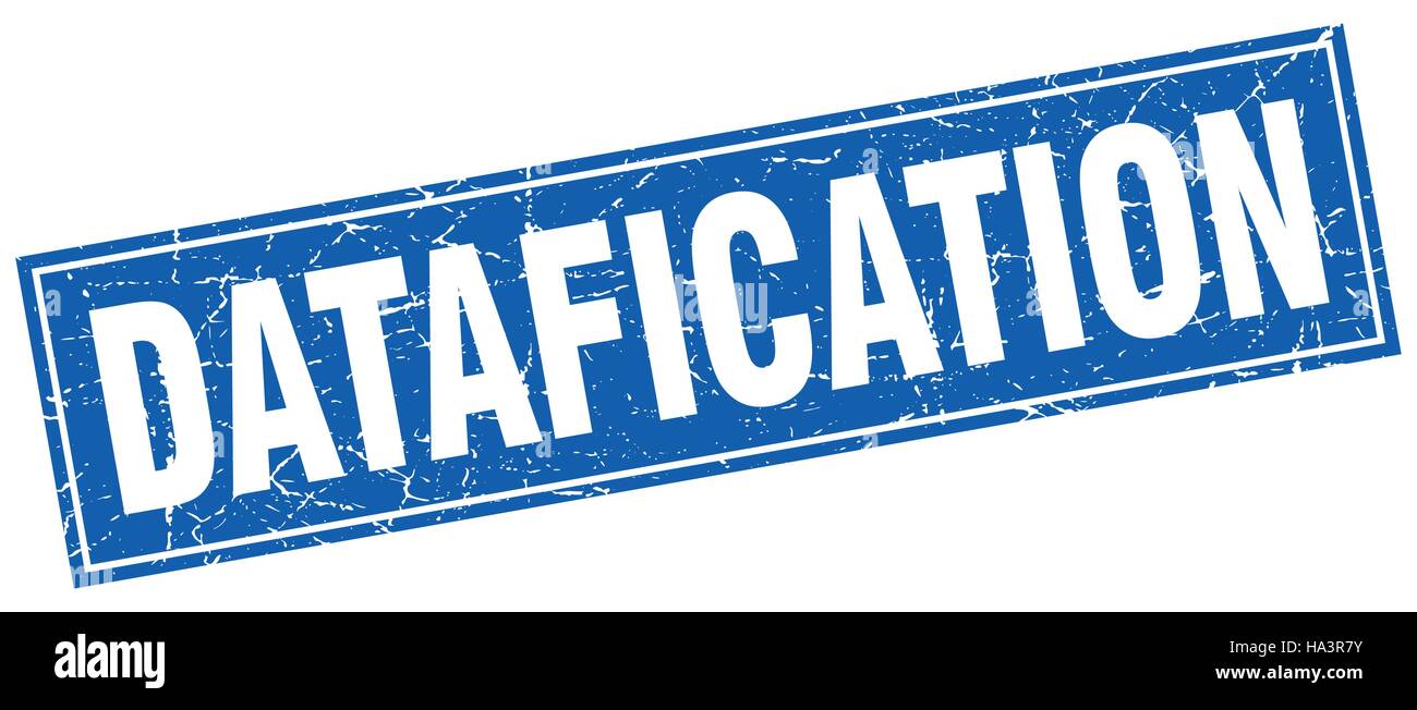 datafication square stamp Stock Vector Image & Art - Alamy