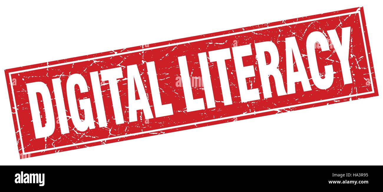 digital literacy square stamp Stock Vector Image & Art - Alamy