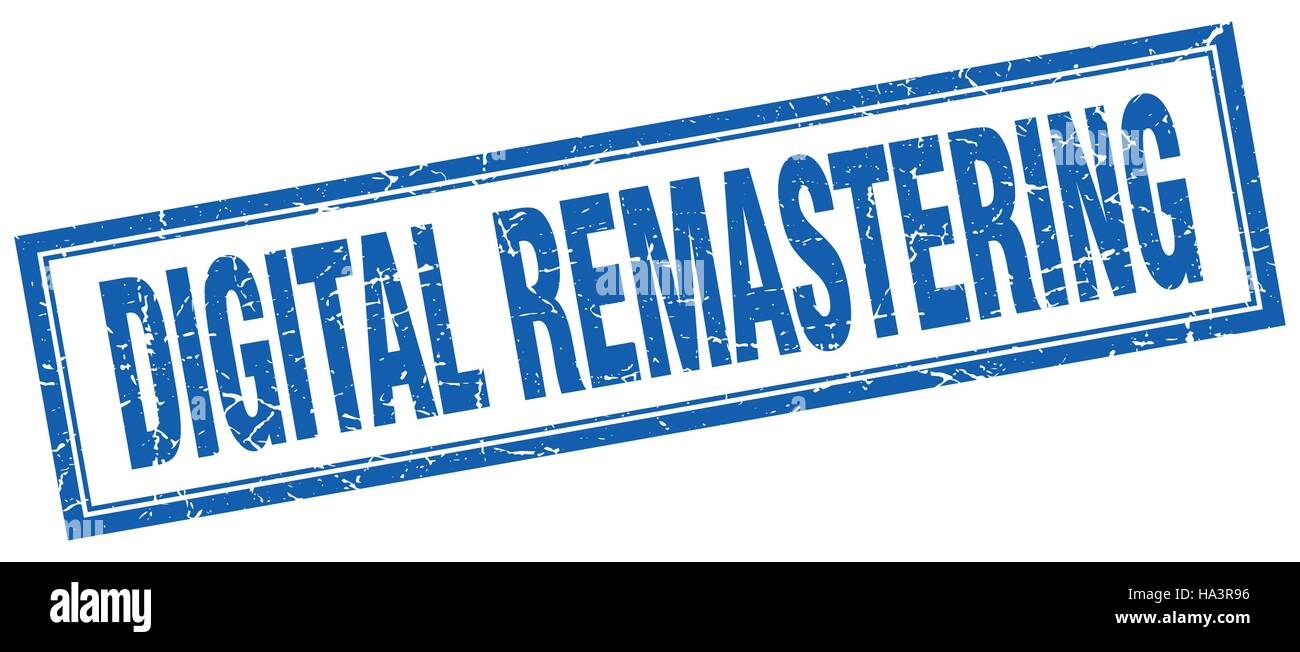 digital remastering square stamp Stock Vector Image & Art - Alamy
