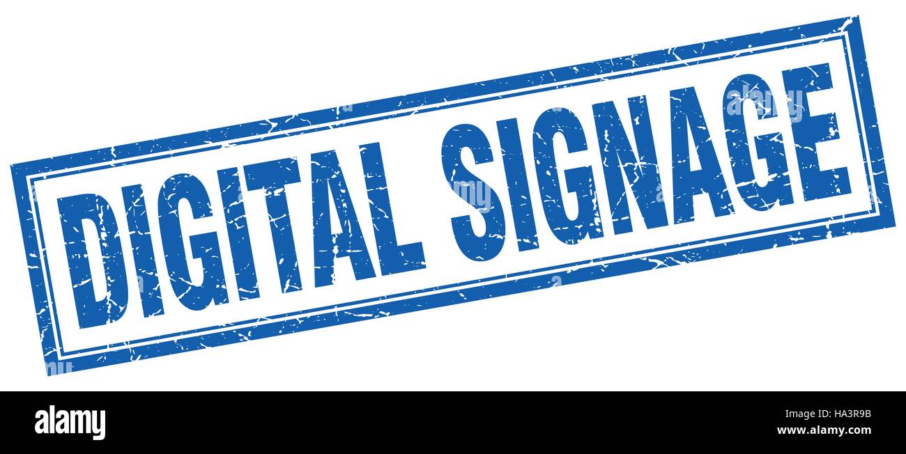 digital signage square stamp Stock Vector Image & Art - Alamy