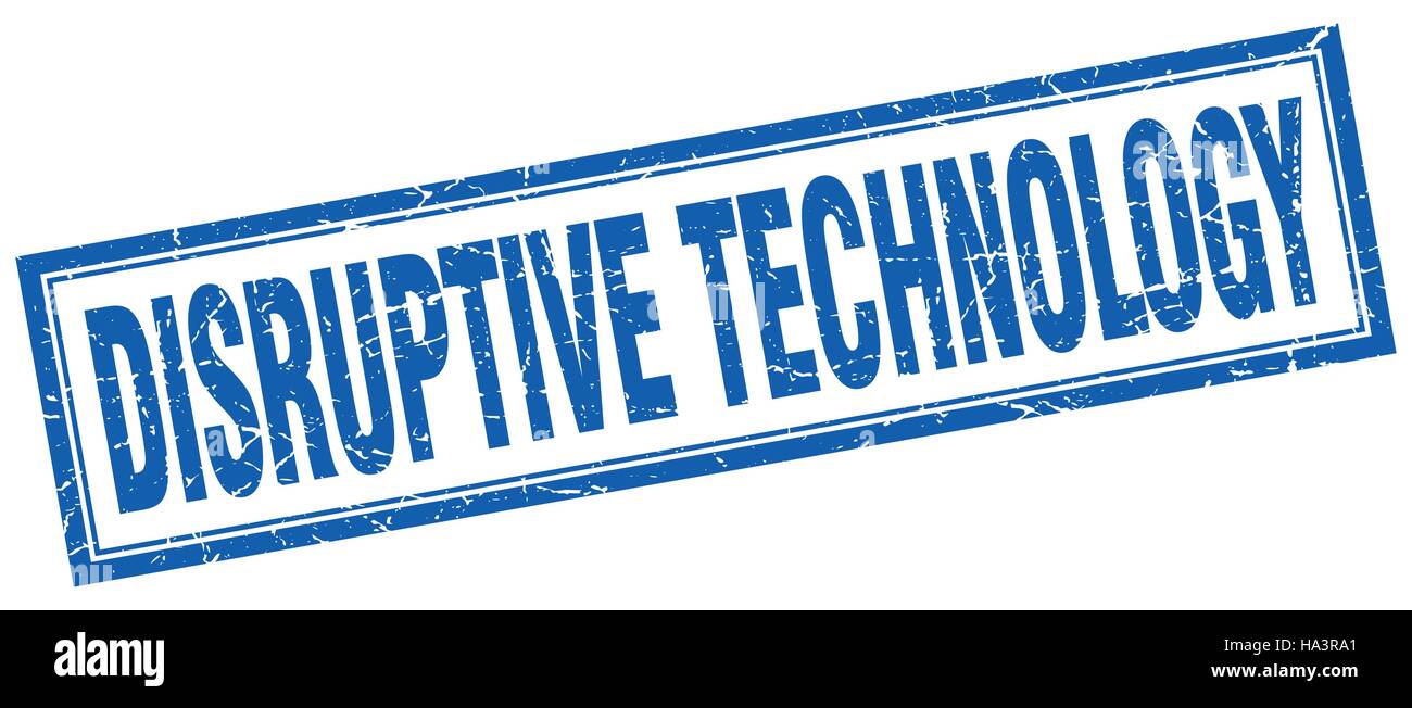 disruptive technology square stamp Stock Vector Image & Art - Alamy