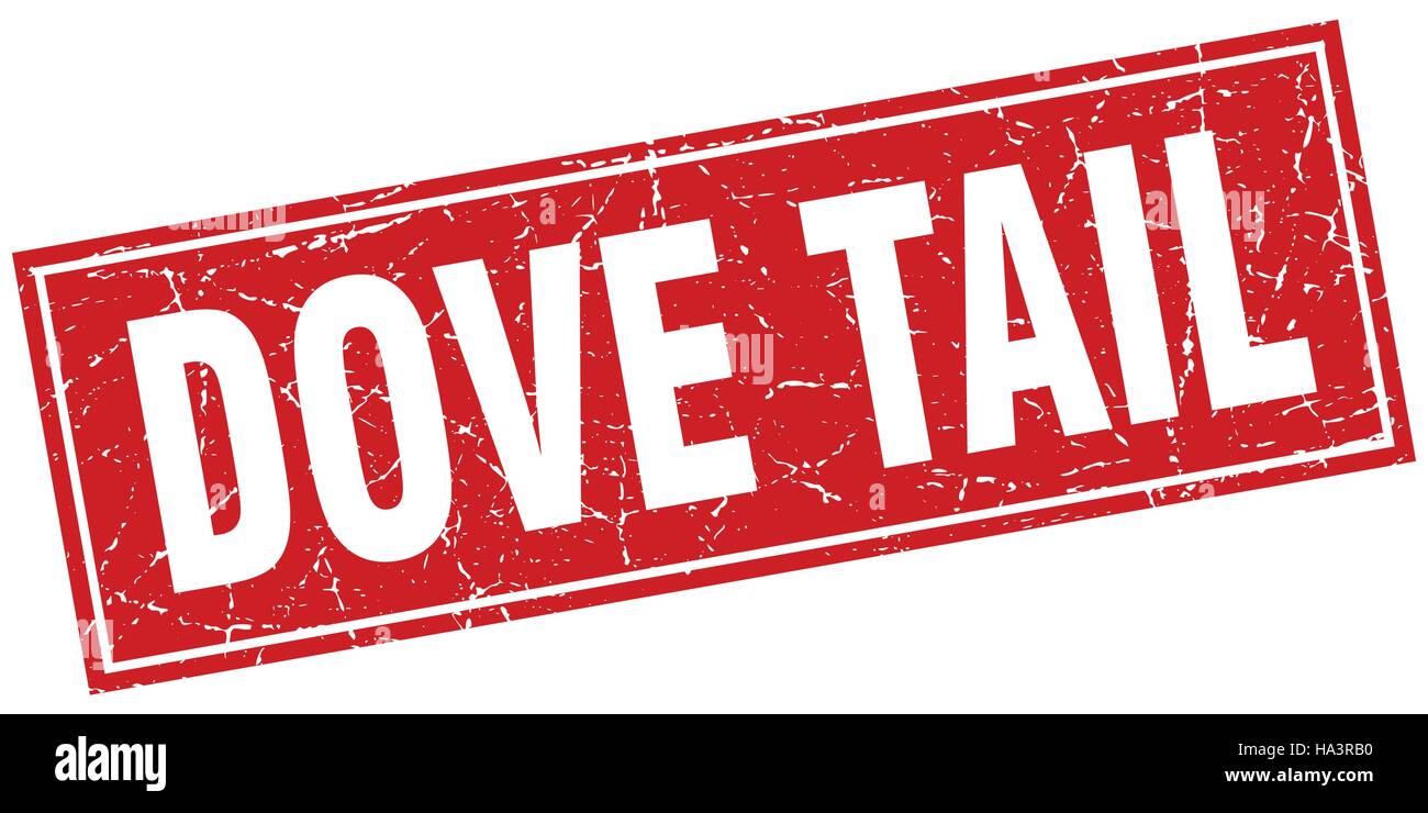 dove tail square stamp Stock Vector Image & Art - Alamy