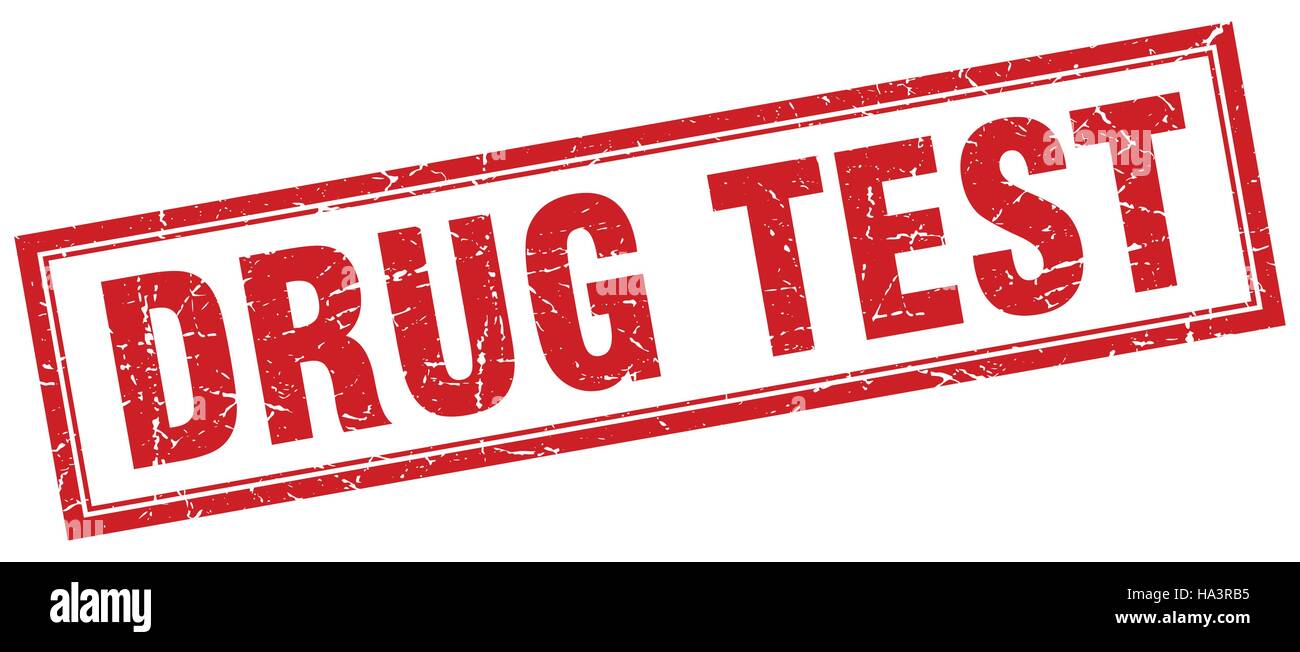 Drug test sign square hi-res stock photography and images - Alamy