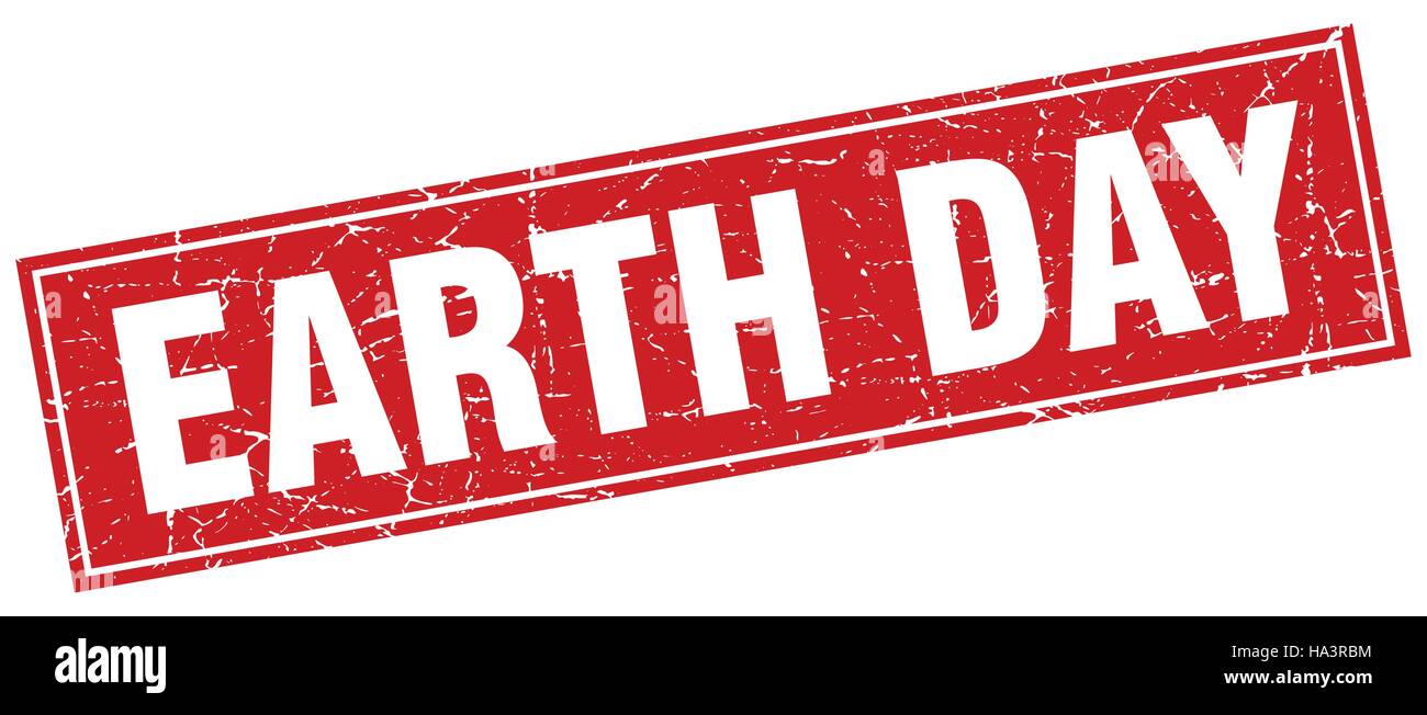 earth day square stamp Stock Vector Image & Art - Alamy