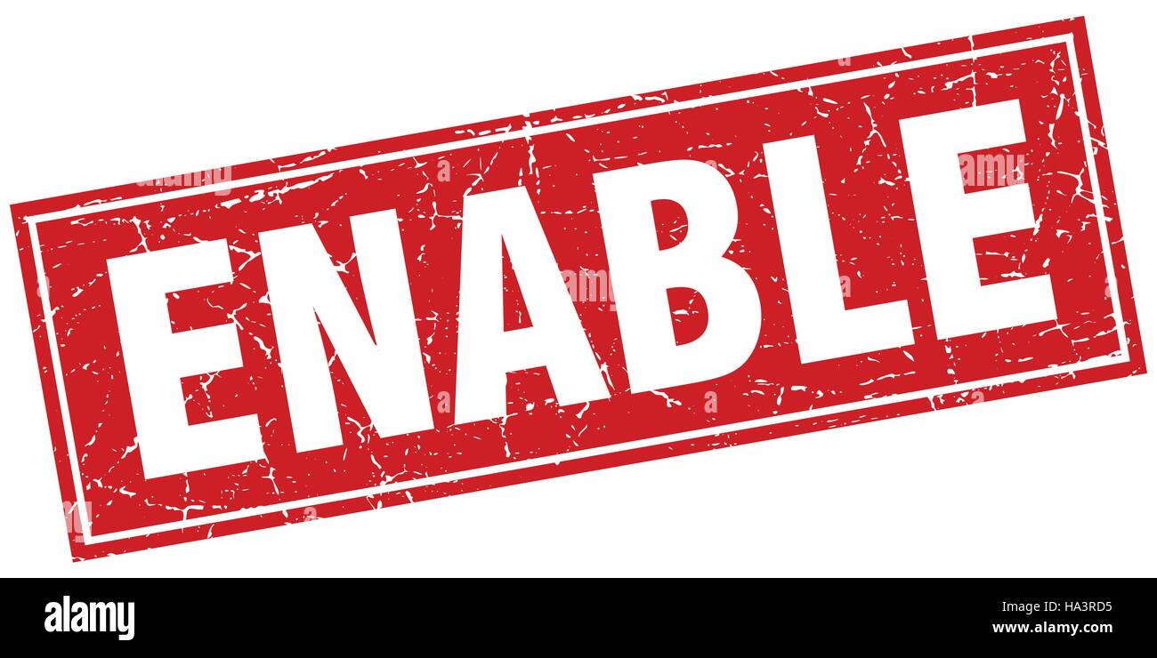 enable square stamp Stock Vector Image & Art - Alamy