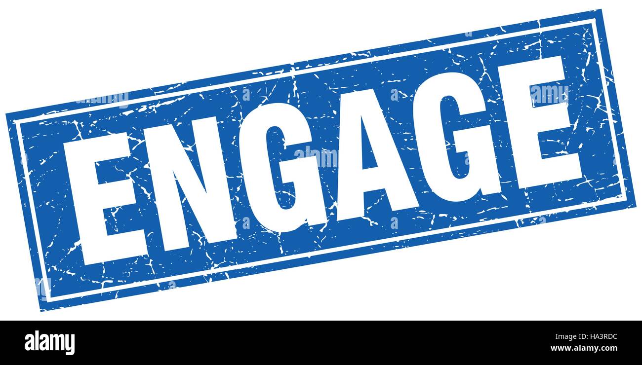 engage square stamp Stock Vector Image & Art - Alamy