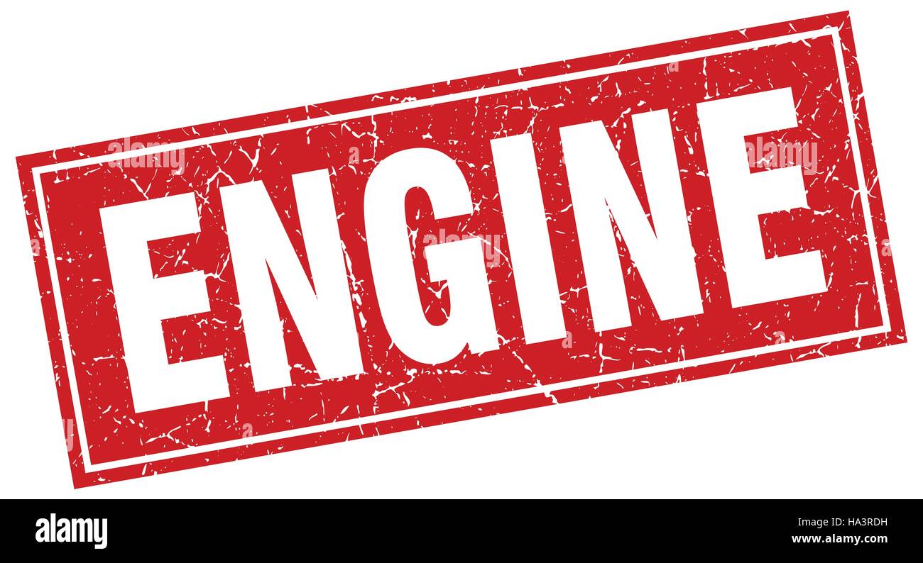 engine square stamp Stock Vector Image & Art - Alamy
