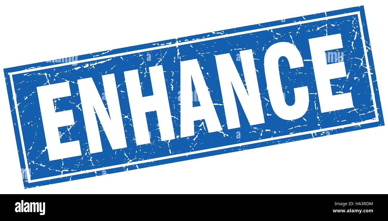 enhance square stamp Stock Vector Image & Art - Alamy