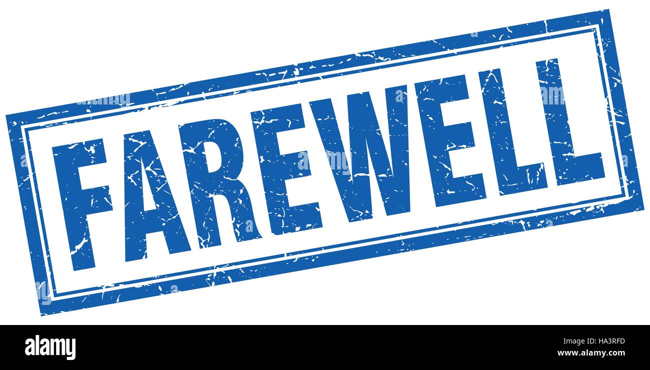 farewell square stamp Stock Vector Image & Art - Alamy