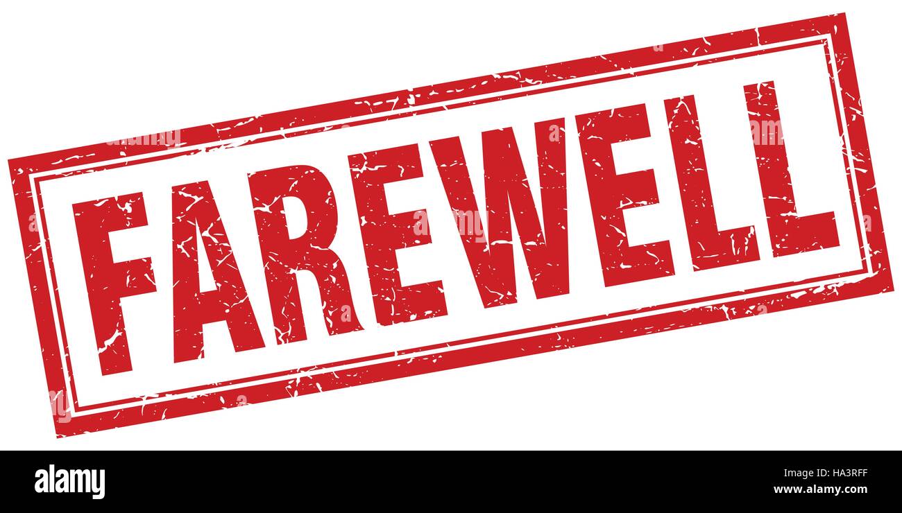 farewell square stamp Stock Vector Image & Art - Alamy