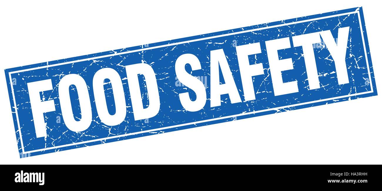 food safety square stamp Stock Vector Image & Art - Alamy