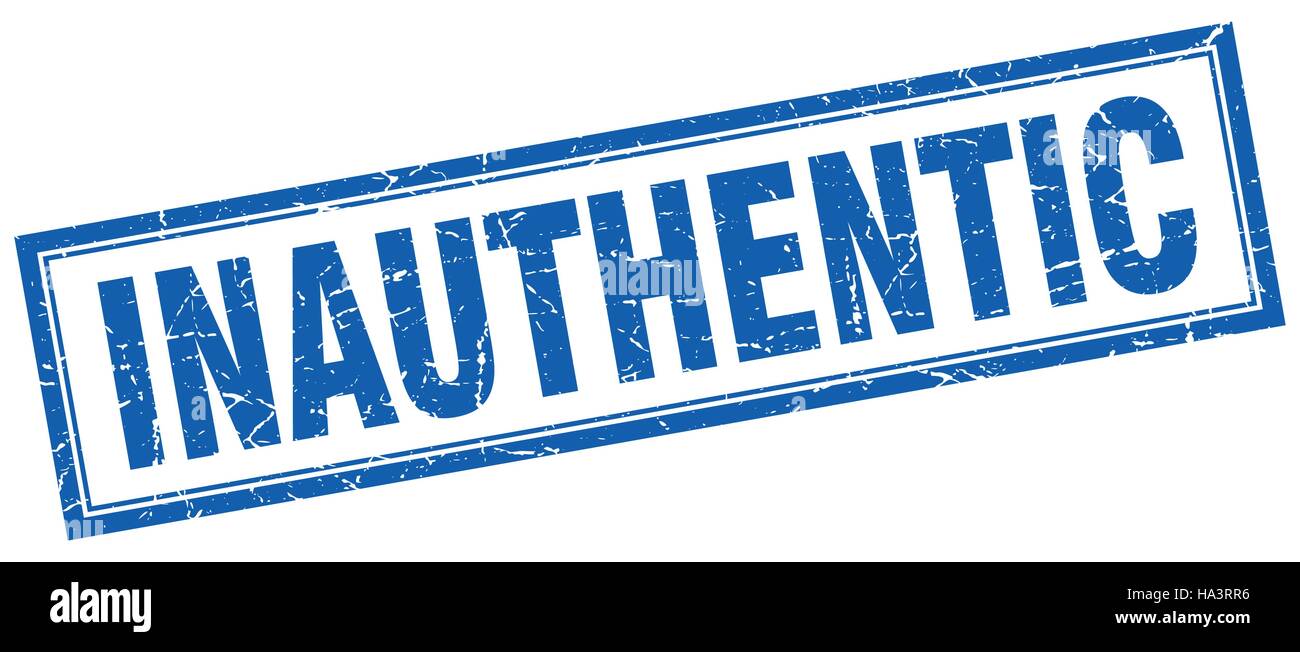 inauthentic square stamp Stock Vector Image & Art - Alamy