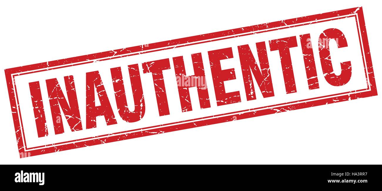 inauthentic square stamp Stock Vector Image & Art - Alamy