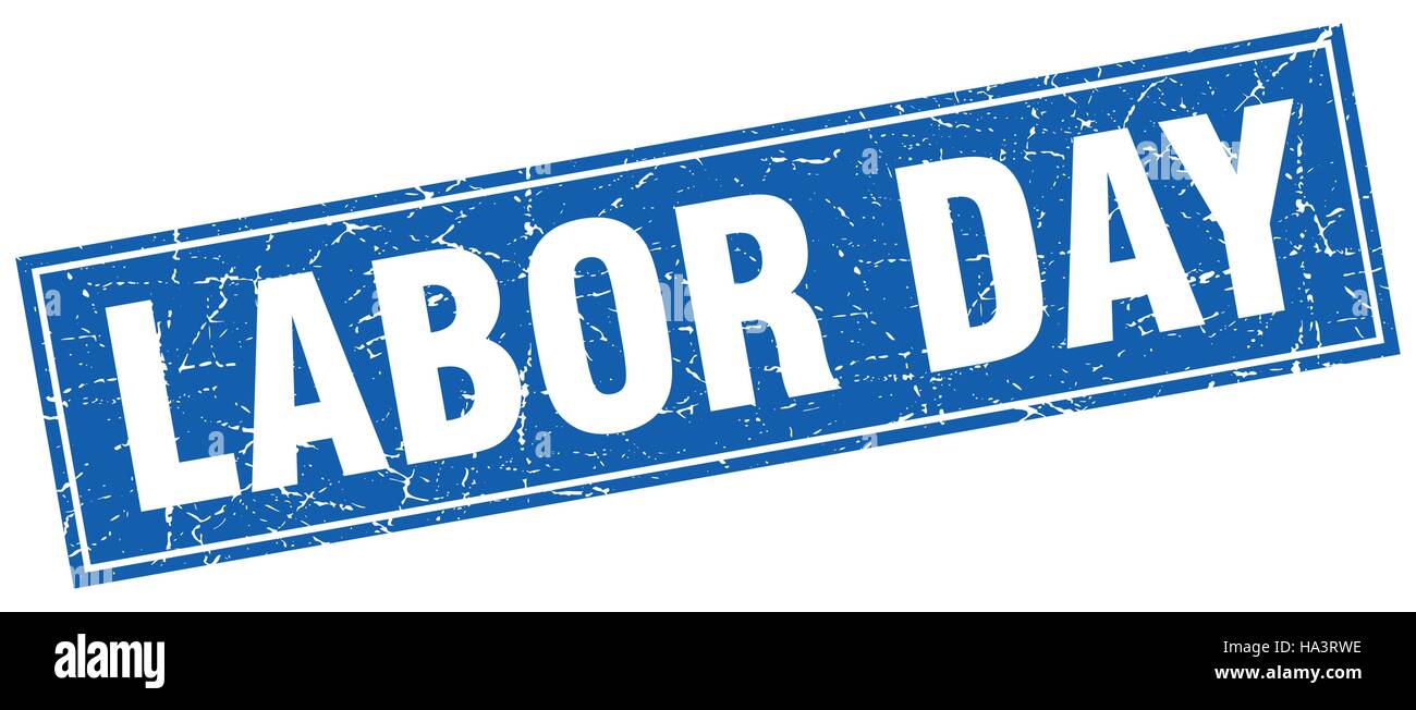 labor day square stamp Stock Vector Image & Art - Alamy