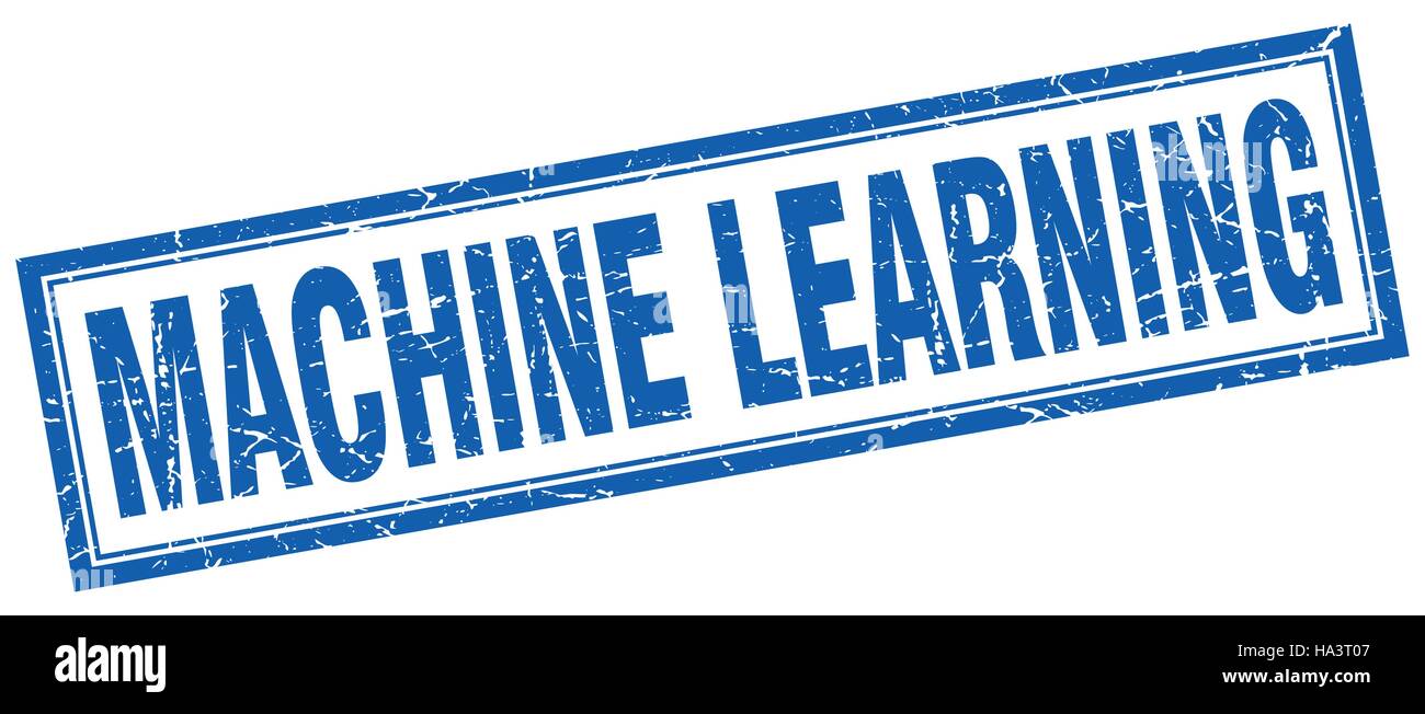 machine learning square stamp Stock Vector Image & Art - Alamy