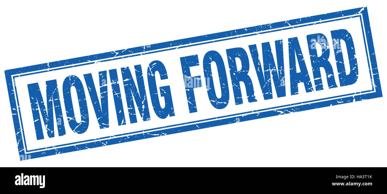 moving forward square stamp Stock Vector Image & Art - Alamy