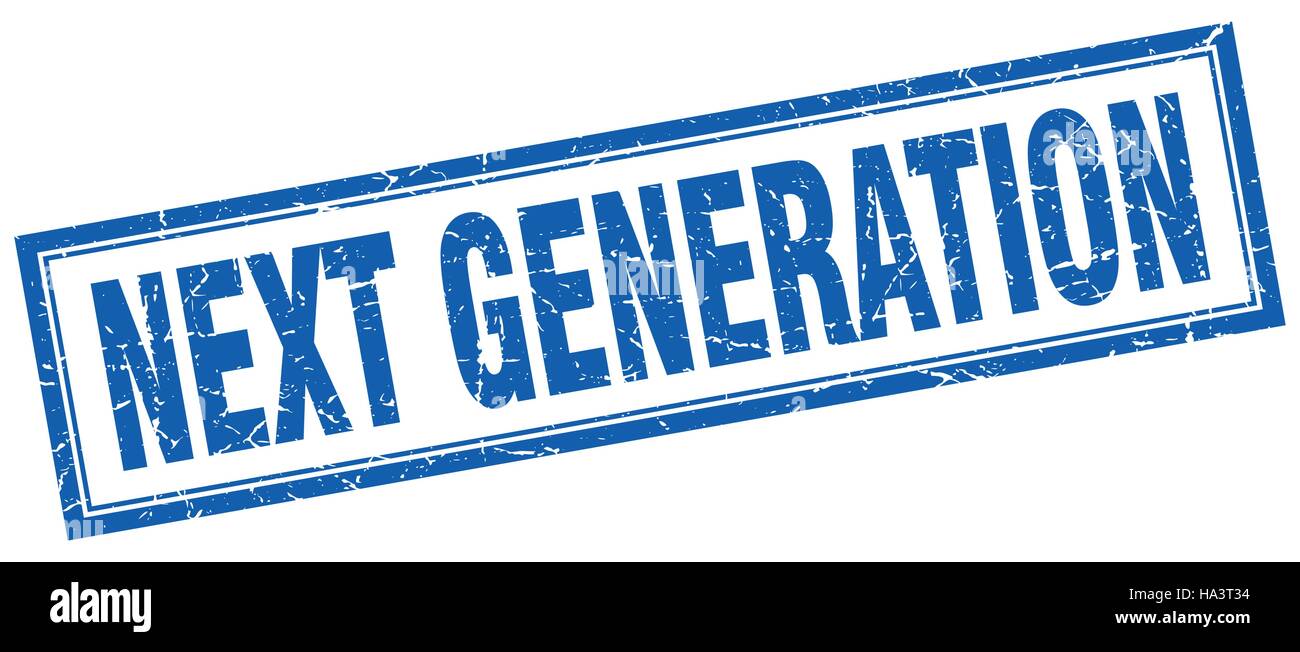 next generation square stamp Stock Vector Image & Art - Alamy
