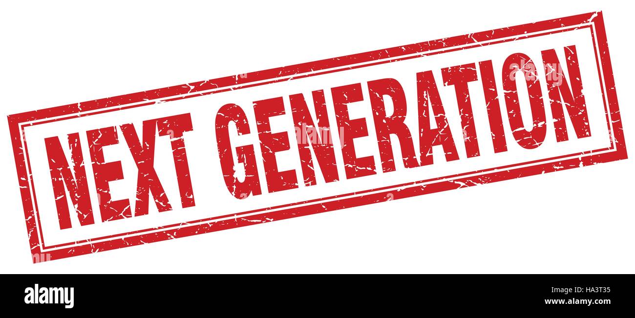 next generation square stamp Stock Vector Image & Art - Alamy