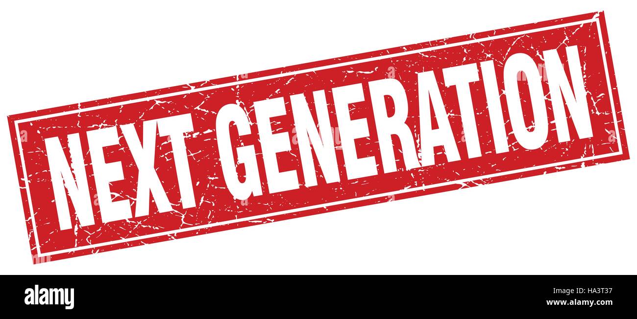 next generation square stamp Stock Vector Image & Art - Alamy