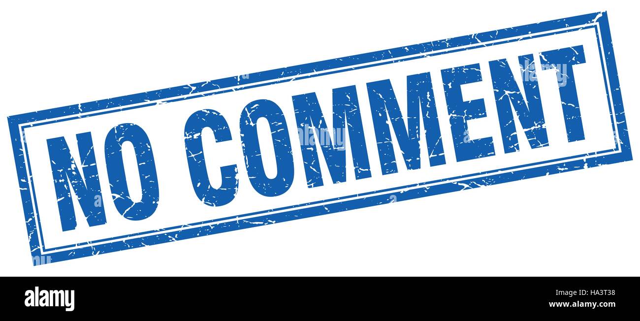 no comment square stamp Stock Vector Image & Art - Alamy