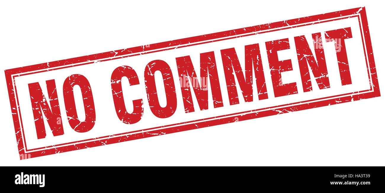 no comment square stamp Stock Vector Image & Art - Alamy