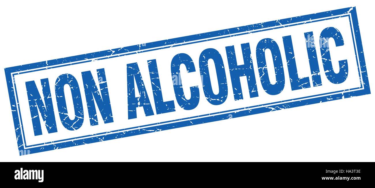 non alcoholic square stamp Stock Vector Image & Art - Alamy