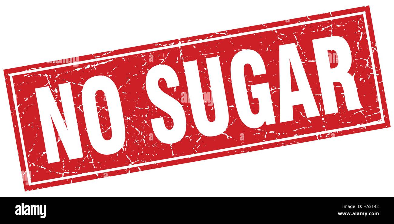 no sugar square stamp Stock Vector Image & Art - Alamy