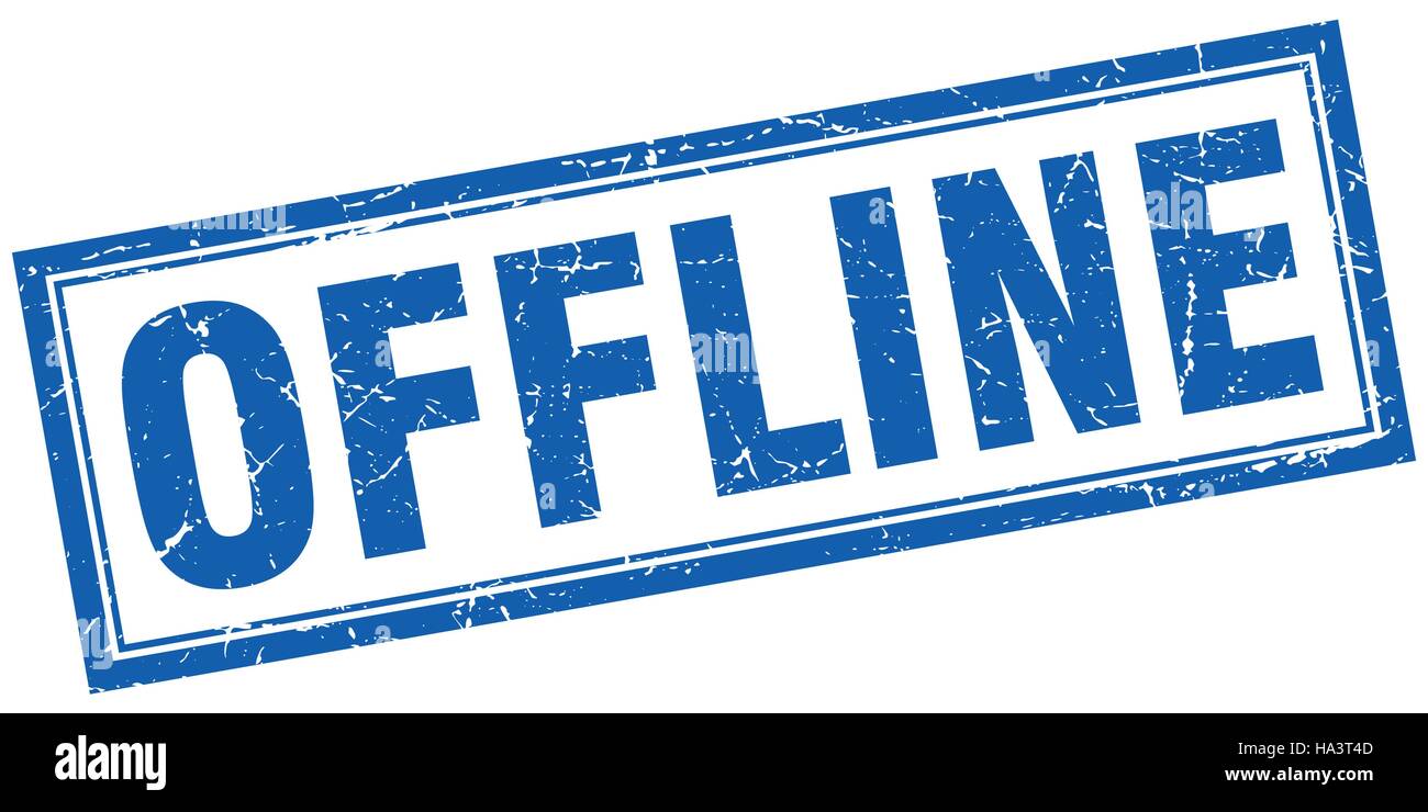 offline square stamp Stock Vector Image & Art - Alamy