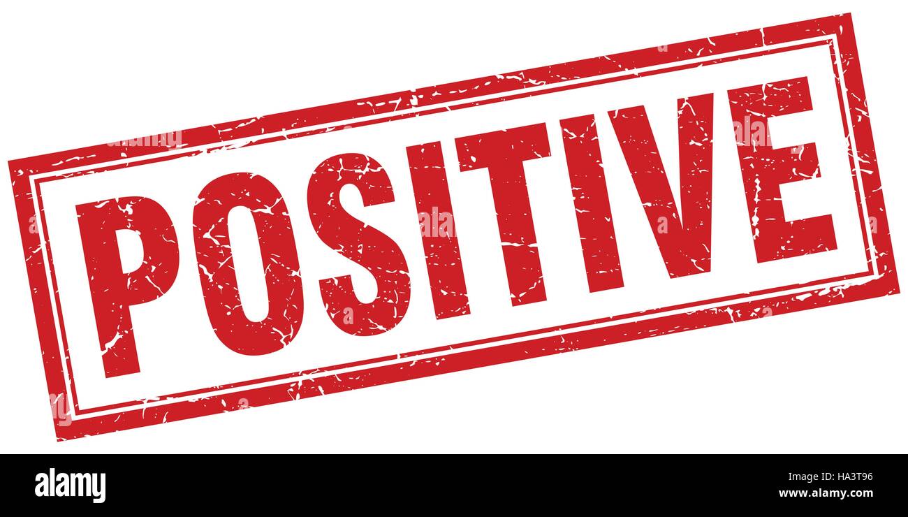 positive square stamp Stock Vector Image & Art - Alamy