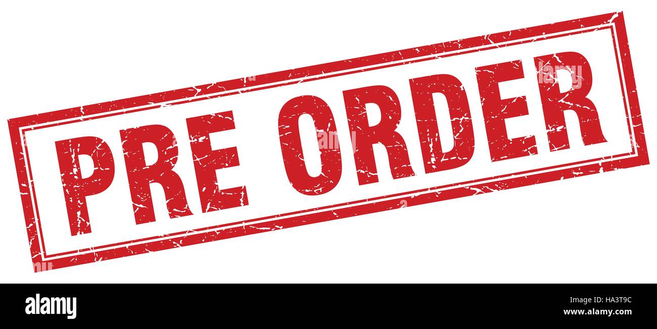 pre order square stamp Stock Vector Image & Art - Alamy