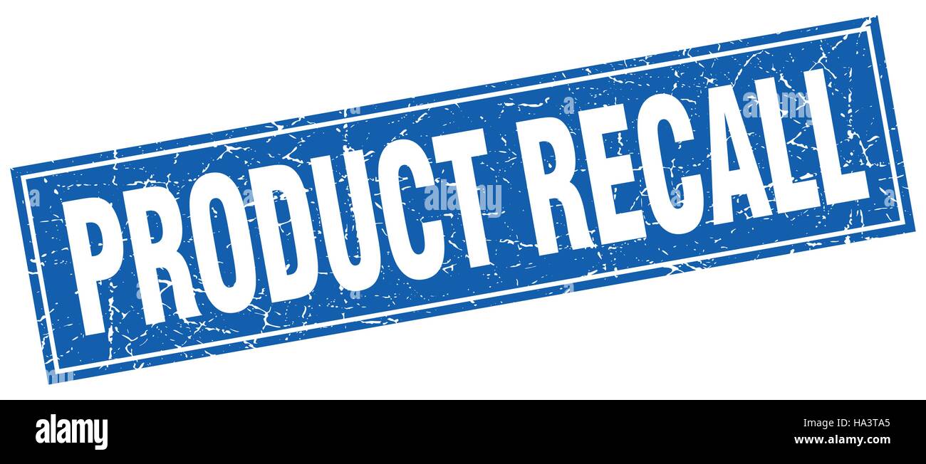 product recall square stamp Stock Vector Image & Art - Alamy