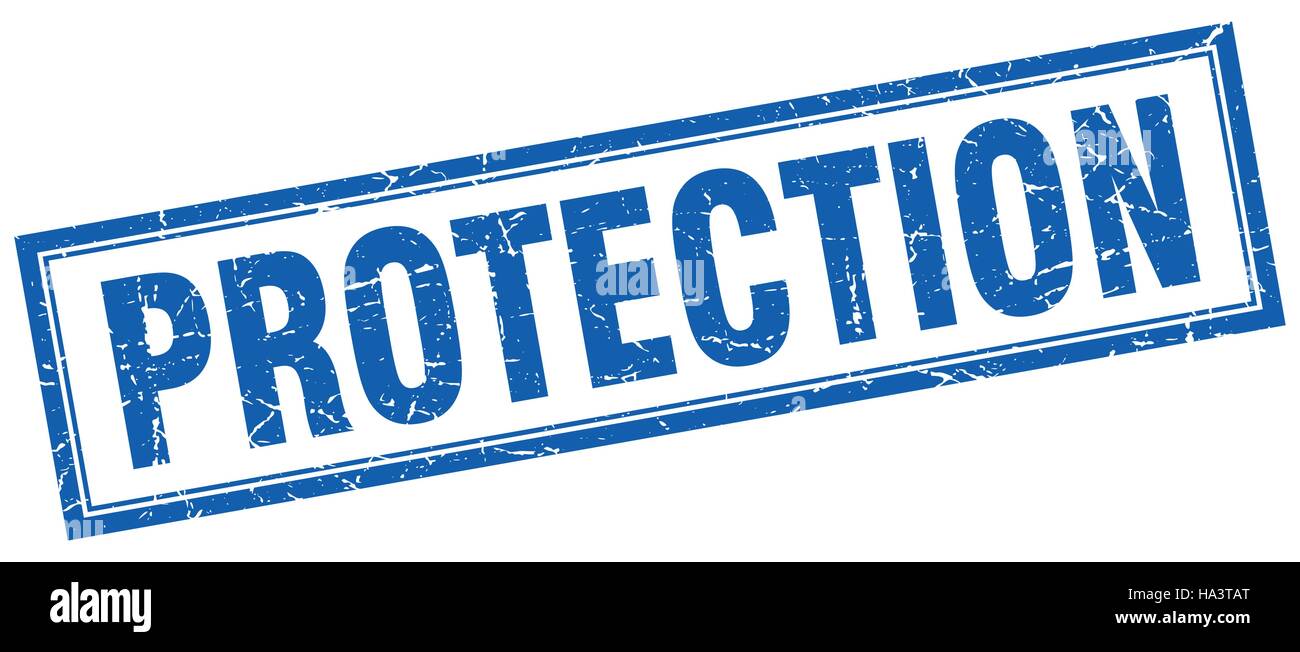 protection square stamp Stock Vector Image & Art - Alamy