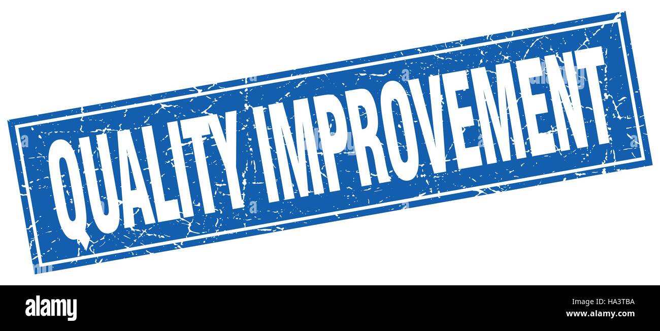 quality improvement square stamp Stock Vector Image & Art - Alamy