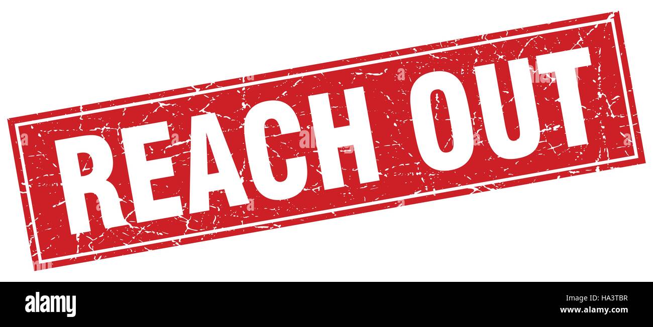reach out square stamp Stock Vector Image & Art - Alamy