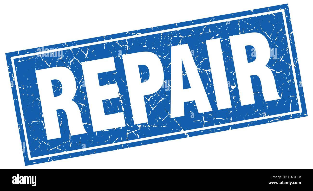repair square stamp Stock Vector Image & Art - Alamy