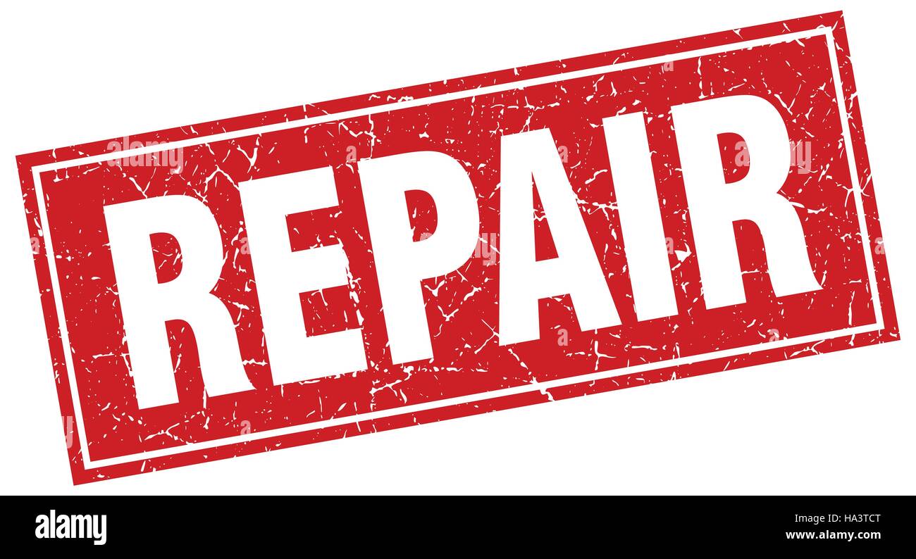 repair square stamp Stock Vector Image & Art - Alamy