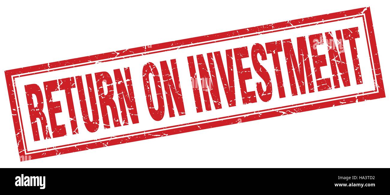 return on investment square stamp Stock Vector Image & Art - Alamy