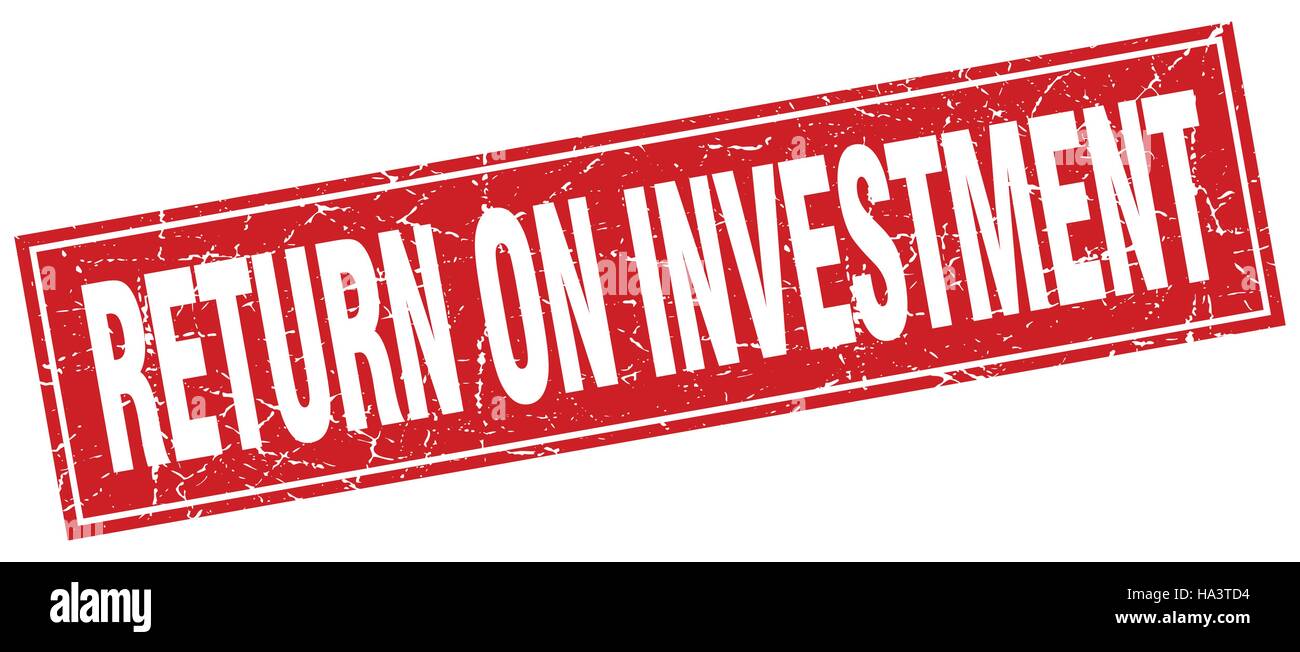 return on investment square stamp Stock Vector Image & Art - Alamy