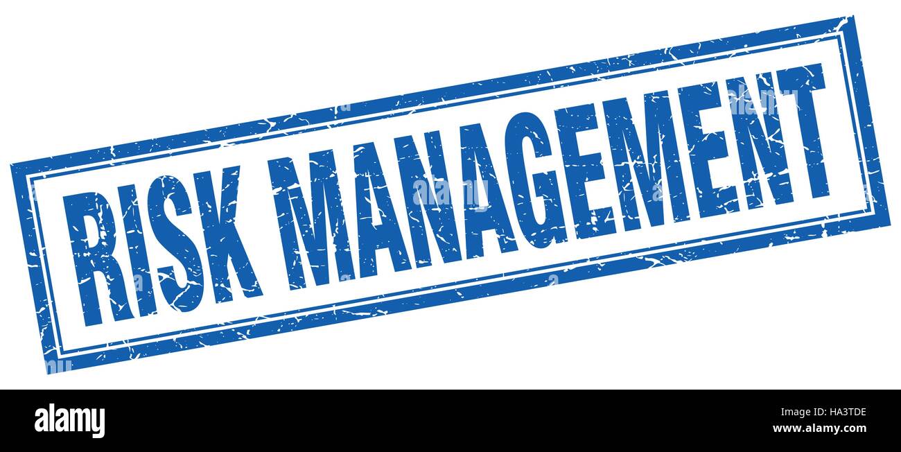 risk management square stamp Stock Vector Image & Art - Alamy